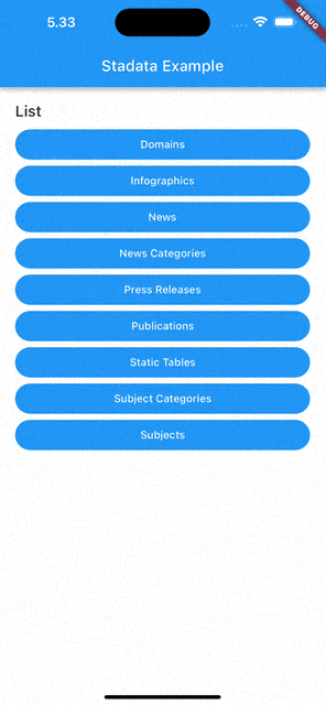 Memulai Stadata Flutter Sdk